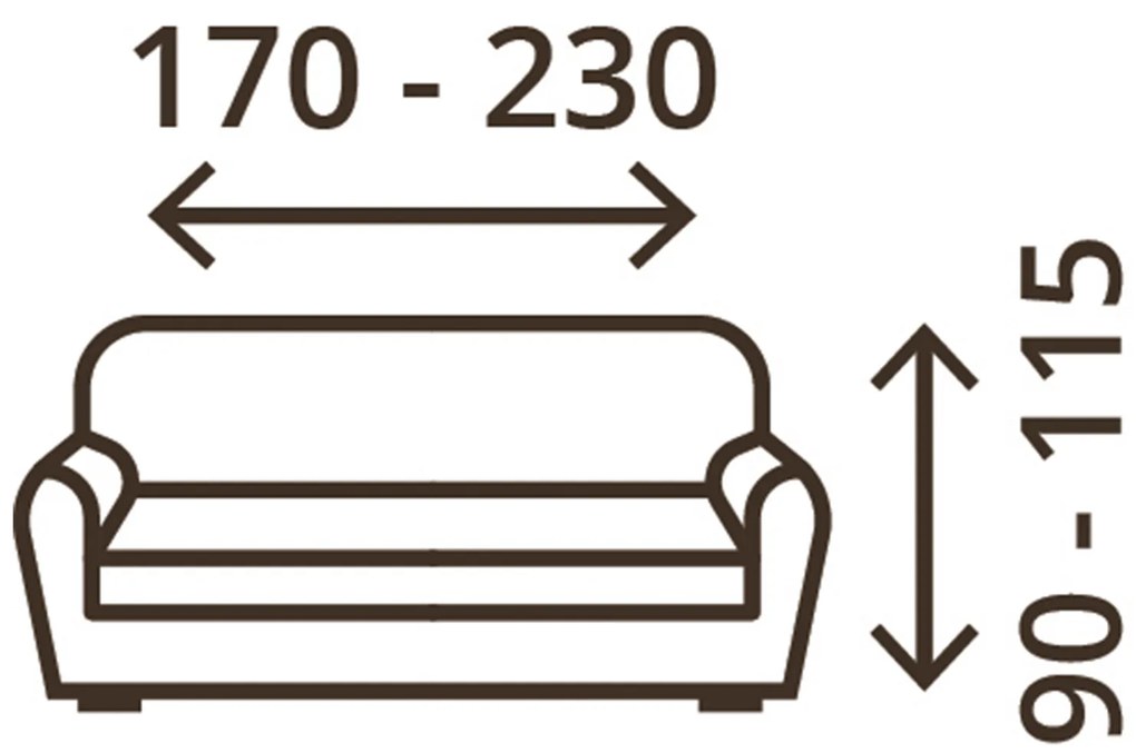 MK Lůžkoviny Napínací potah na trojkřeslo – Henry