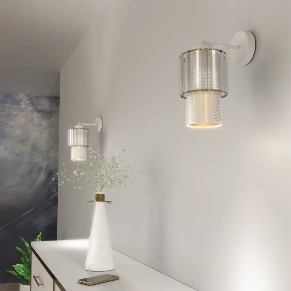 Nástěnná lampa BLANCO 1xE27/60W/230V bílá
