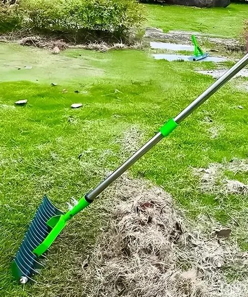 IQ Garden Vertikutační hrábě - oboustranné 170 cm nerez 319520