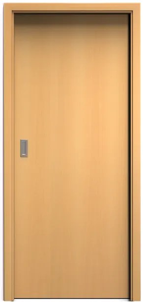 SAPELI ELEGANT KOMFORT M10 - DÝHA - POSUVNÉ DVEŘE VČ. ZÁRUBNĚ - Buk Průchozí šířka (cm): 70, Průchozí výška (cm): 210