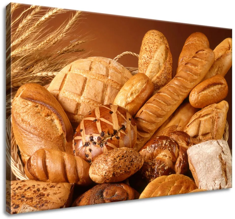 Gario Obraz na plátně Čerstvý chléb Velikost: 70 x 50 cm