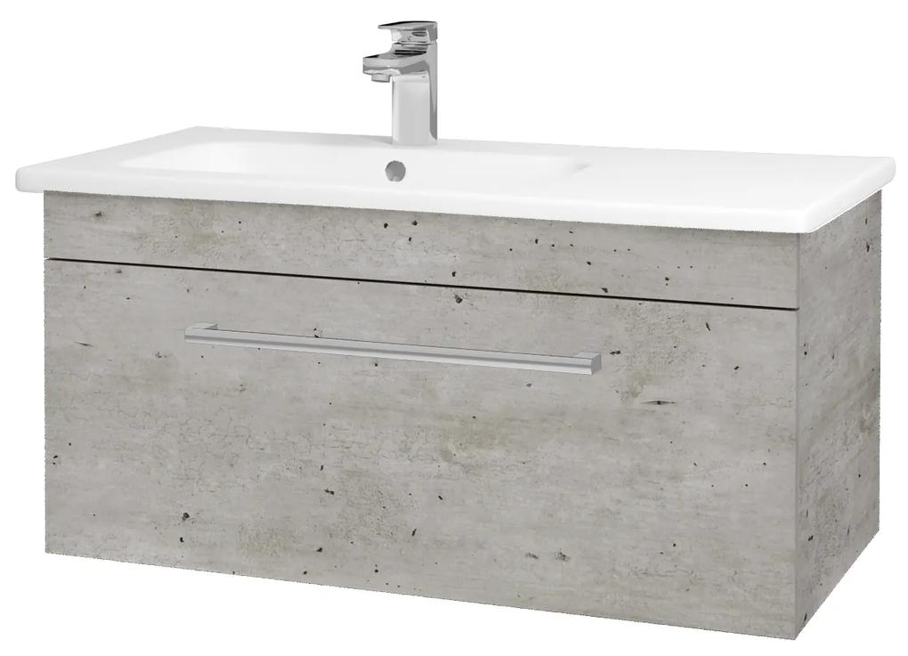Dřevojas Koupelnová skříň ASTON SZZ 90 Varianta: N07 Stone / Úchytka T02 / N07 Stone