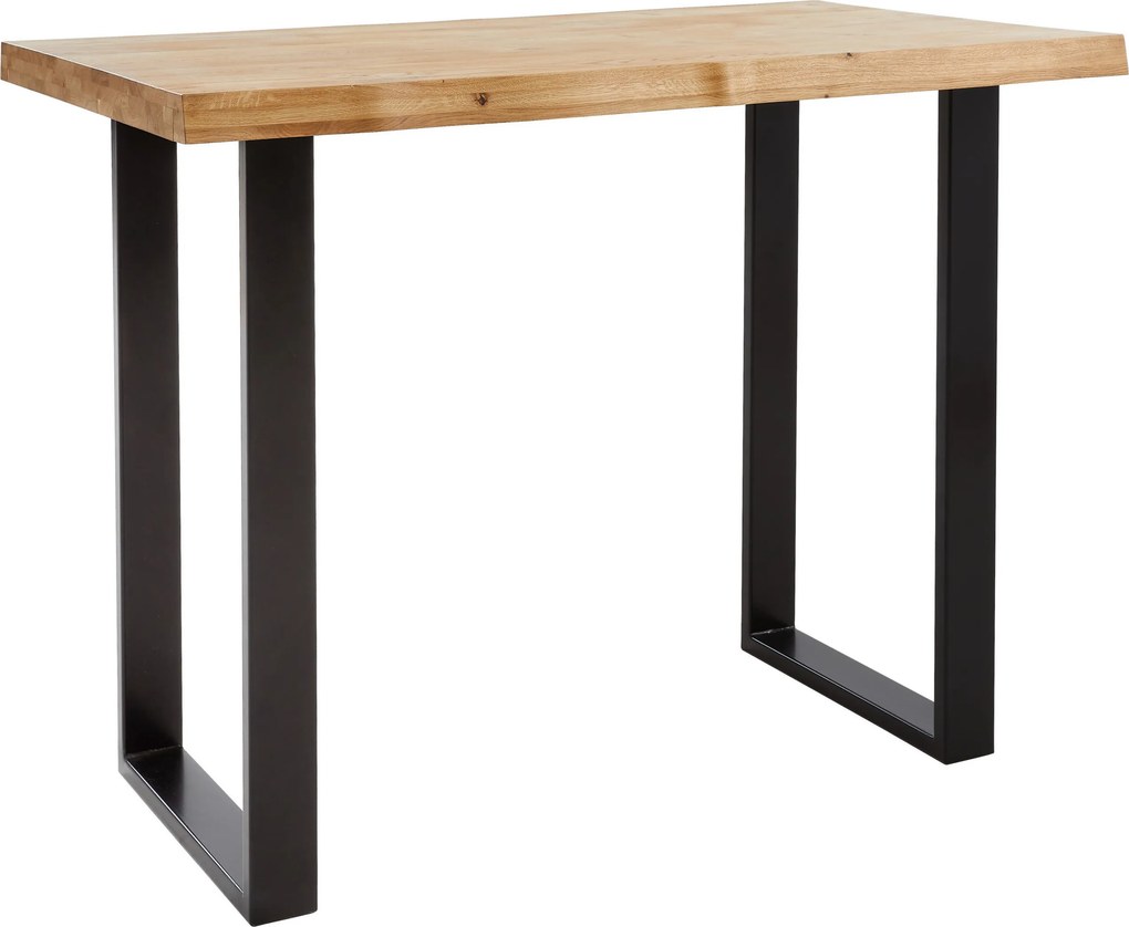 XXXLutz BAROVÝ STŮL, divoký dub, černá, barvy dubu, 140/80/105 cm Landscape - Barové stoly - 001416000503