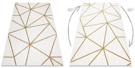 koberec EMERALD výhradní 1013 glamour, stylový geometrický krém / zla velikost 140x190 cm | krásné koberce cz