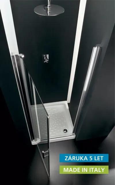 FORTE Sprchové dveře DOMUS 66-69 cm BARVA rámu - Chrom/Leštěný hliník (ALU), Rozměr A - 70 cm, Rozměr C - 190 cm, Směr zavírání - Pravé (DX), Výplň - Čiré bezpečnostní sklo - 6 mm BQDO200DXC