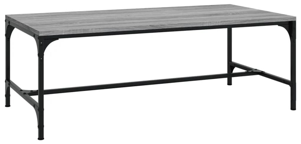 Konferenční stolek šedý sonoma 100x50x35 cm kompozitní dřevo - Default Title