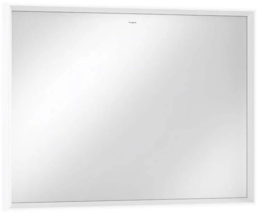 Hansgrohe Xarita E - Zrcadlo s LED osvětlením a vyhříváním, 100x70 cm, IR senzor, matná bílá 54995700