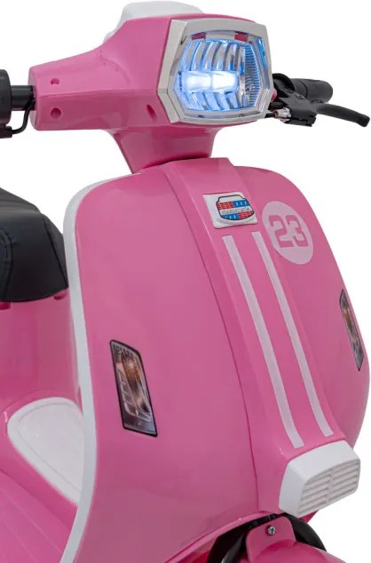 Elektrický skútr Retro 23 růžový