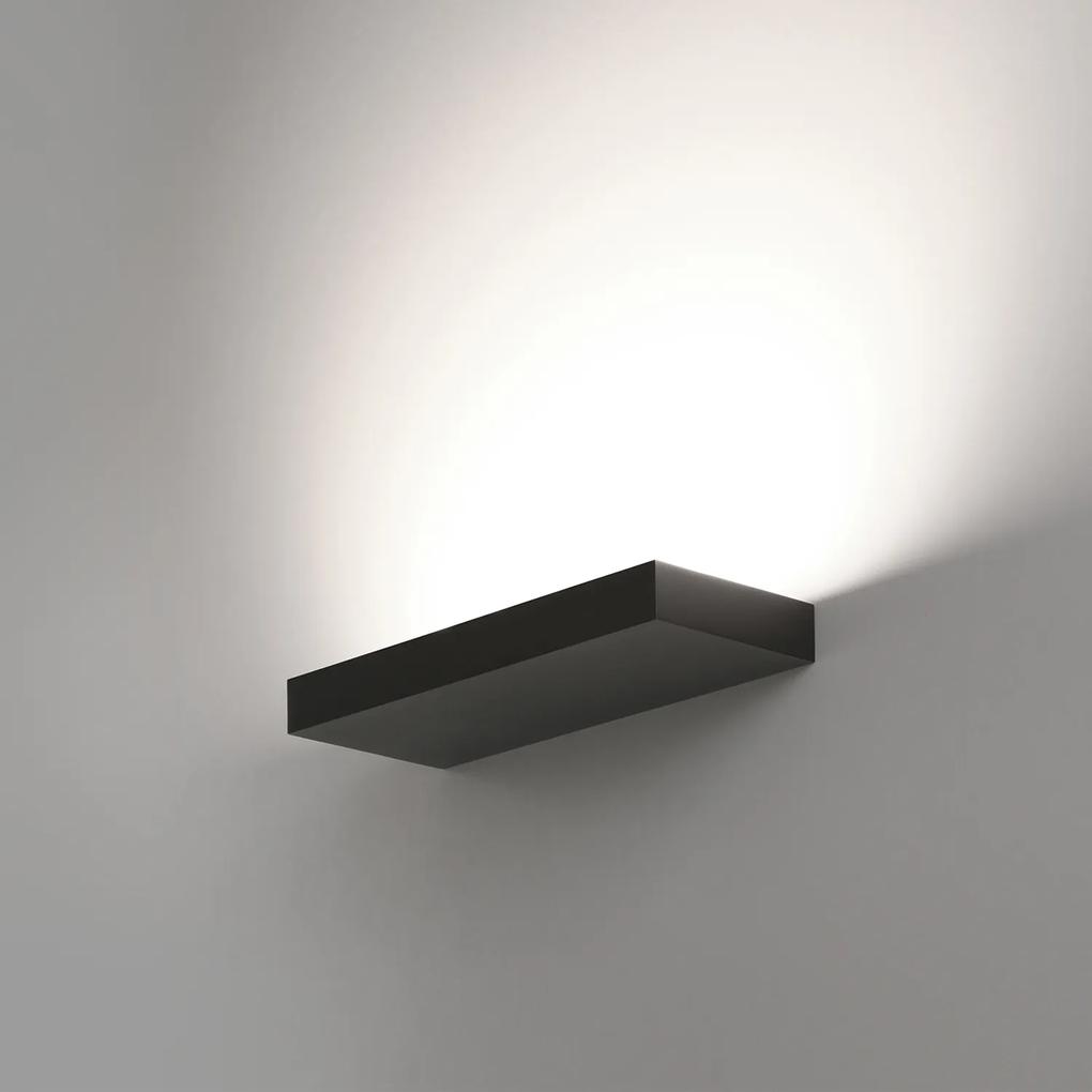 ACB Iluminacion Nástěnné LED svítidlo BRICK, š. 380 mm, 38W, CRI90, CCT switch 2700-3000K Barva: Černá, Stmívání: ON/OFF