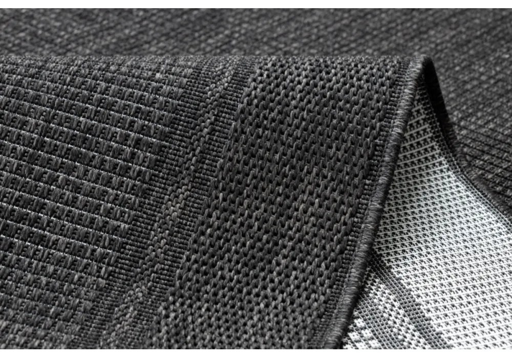 Kusový koberec Duhra černý 70x300cm