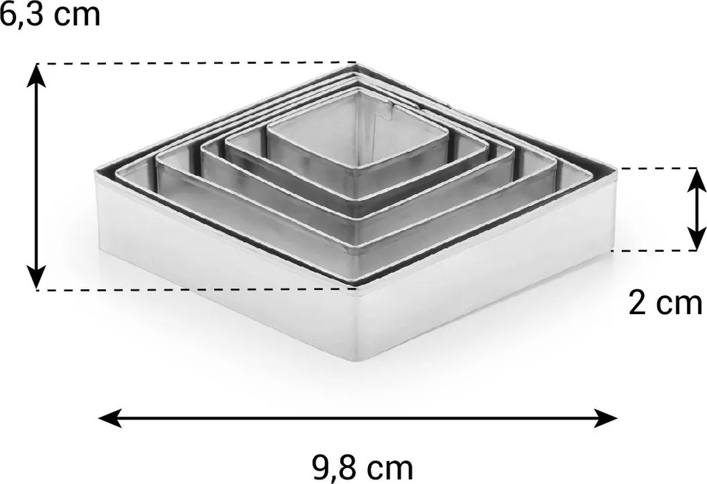 TESCOMA Vykrajovátka diamant DELÍCIA, 6 ks