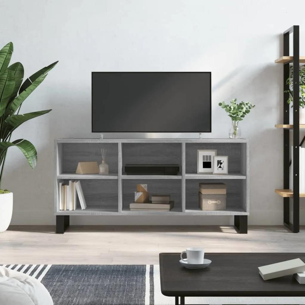 vidaXL TV skříňka 103,5 x 30 x 50 cm kompozitní dřevo [826998] Barva: kouřový dub