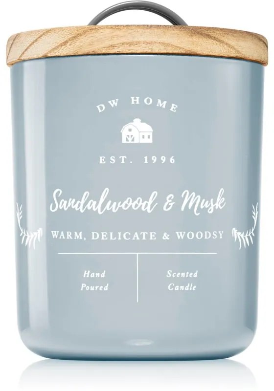 DW Home Farmhouse Sandalwood & Musk vonná svíčka 264 g
