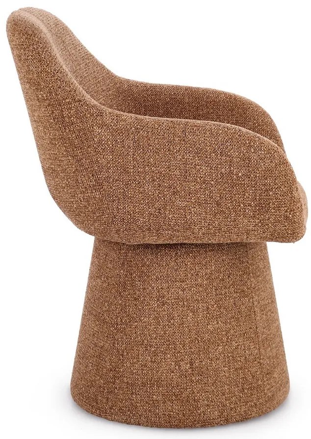 BIZZOTTO Otočné křeslo ANTARA terracota 0734542