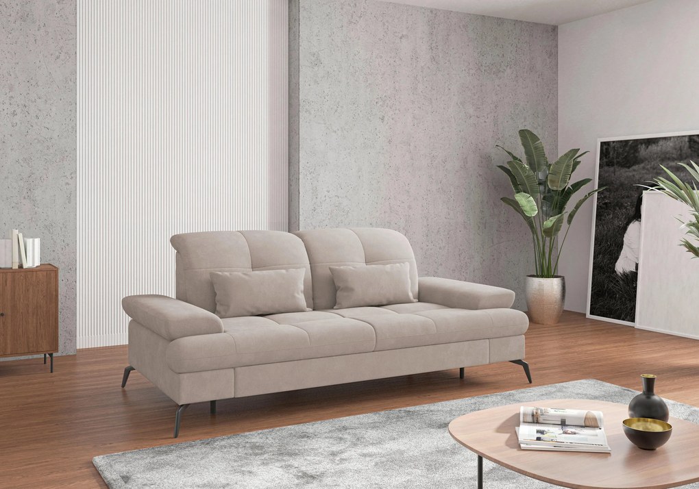 XXXLutz 2,5SEDÁK, textil, šedobéžová Sit & More - Pohovky - 000144009029