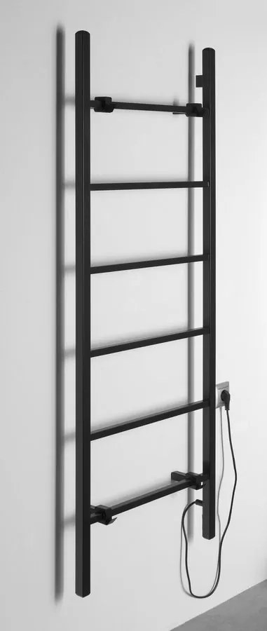 Sapho, BARBO elektrický sušák 600x1600 mm, 160 W, hranatý, černá mat, BB906
