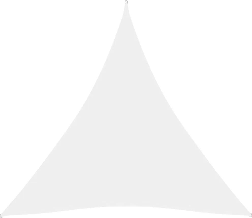 vidaXL Stínící plachta oxford trojúhelníková 6 x 6 x 6 m [135240] Barva: Bílá