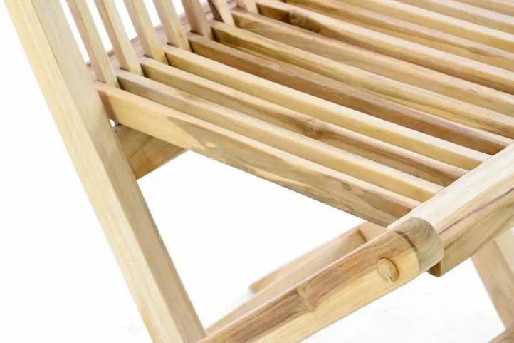 GARTHEN zahradní dřevěná skládací židle GARDENAY