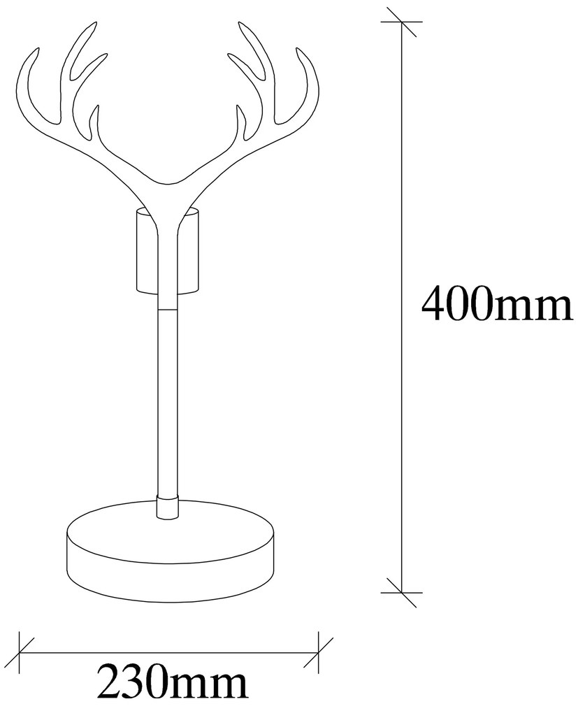 OPVIQ Stolní lampa BEAMI černá 536NTD3107
