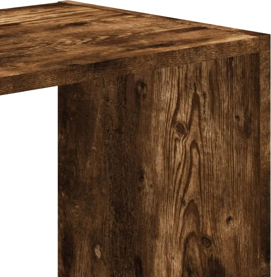 Knihovna kouřový dub 102 x 32 x 108 cm kompozitní dřevo 3307841