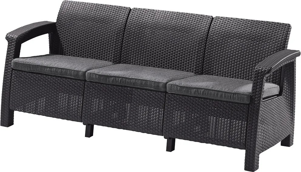 KETER CORFU LOVE SEAT MAX - grafit