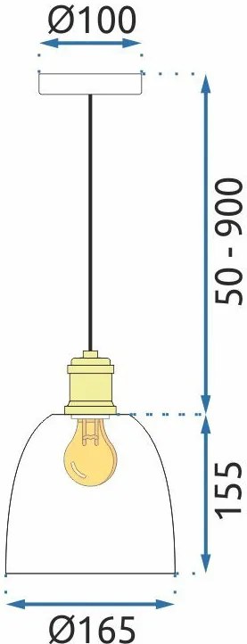 Toolight, keramická závěsná lampa 1xE27 APP1007-1CP, bílá, OSW-07534
