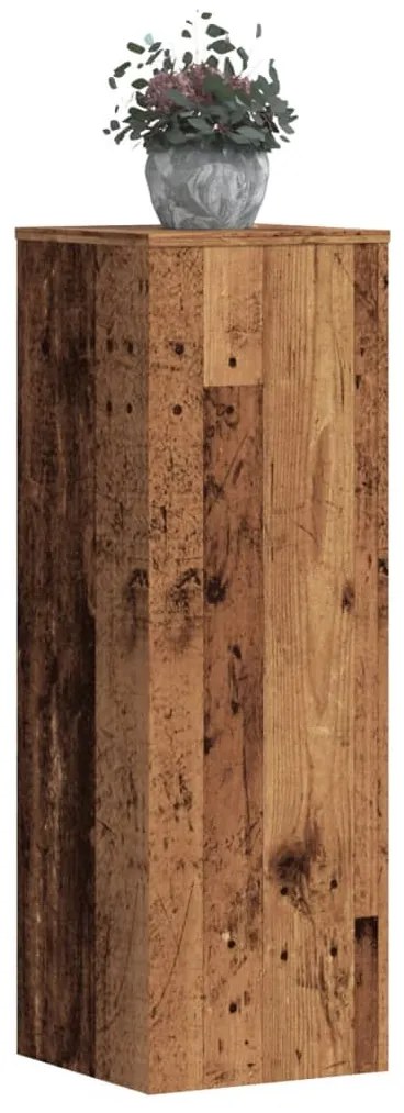 Stojany na rostliny 2 ks old wood 33x33x100 cm kompozitní dřevo 3307889