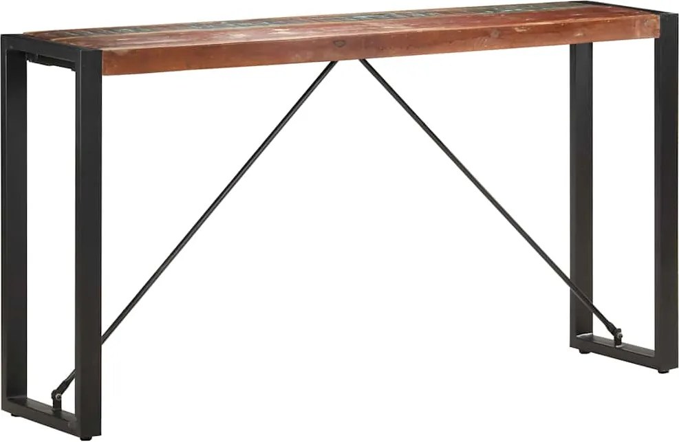 Konzolový stolek 150 x 35 x 76 cm masivní recyklované dřevo 285949