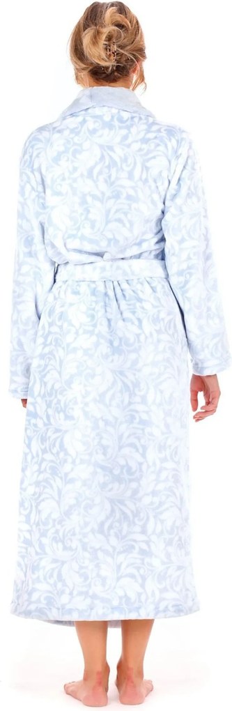 Flora ledově modrá - Dámský Župan s Límcem 25 56 5253 - XL