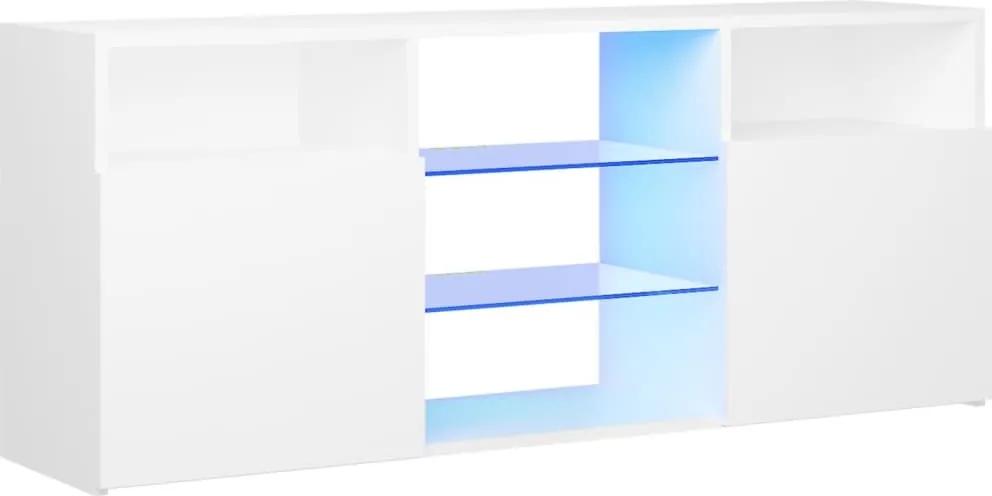 vidaXL TV skříňka s LED osvětlením 120x30x50 cm [804301] Barva: hnědý dub