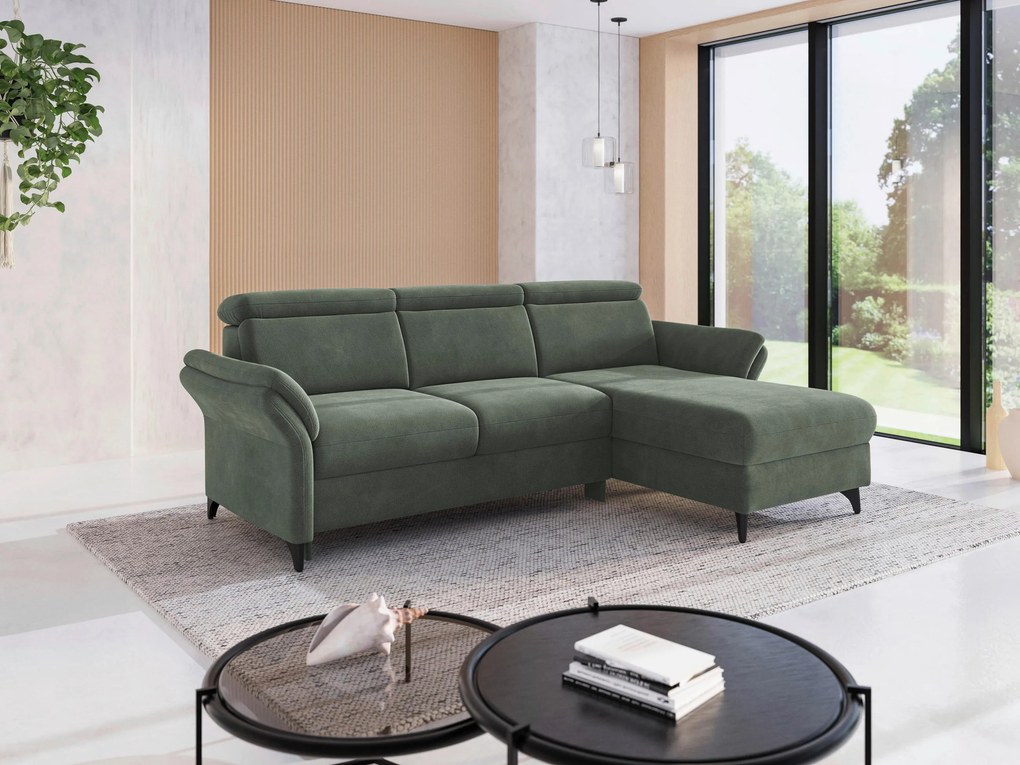 XXXLutz ROHOVÁ SEDAČKA, textil, tmavě zelená Sit & More - Sedací soupravy - 000144025878