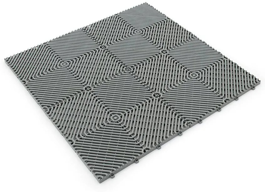 Plastová dlažba Linea Rombo 39,5 x 39,5 x 1,7 cm, šedá