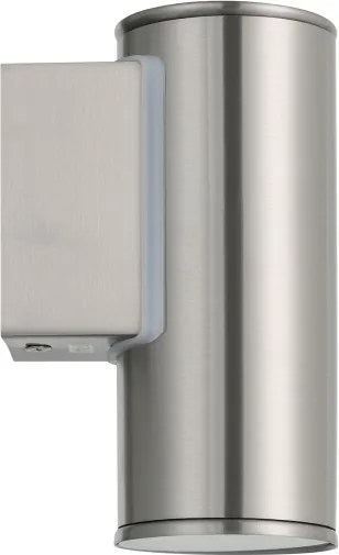 Eglo 33581 - LED RGBW Stm. venk. nás. svítidlo RIGA 1xGU10/5W/230V IP44 m. chrom
