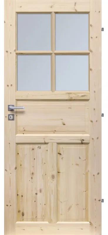 Interiérové dveře Radex LONDYN 4S Šířka dveří: 100 cm, Otvírání dvěří: Posuvné