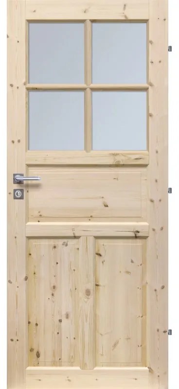 Interiérové dveře Radex LONDYN 4S Šířka dveří: 100 cm, Otvírání dvěří: Pravé