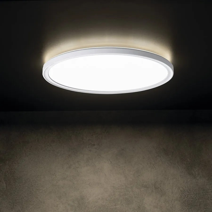 KANLUX KANLUX, AZPO stropní LED svítilna, průměr 290mm, 18,5W, 3000/4000/6000K, IP54, bílá, 31514