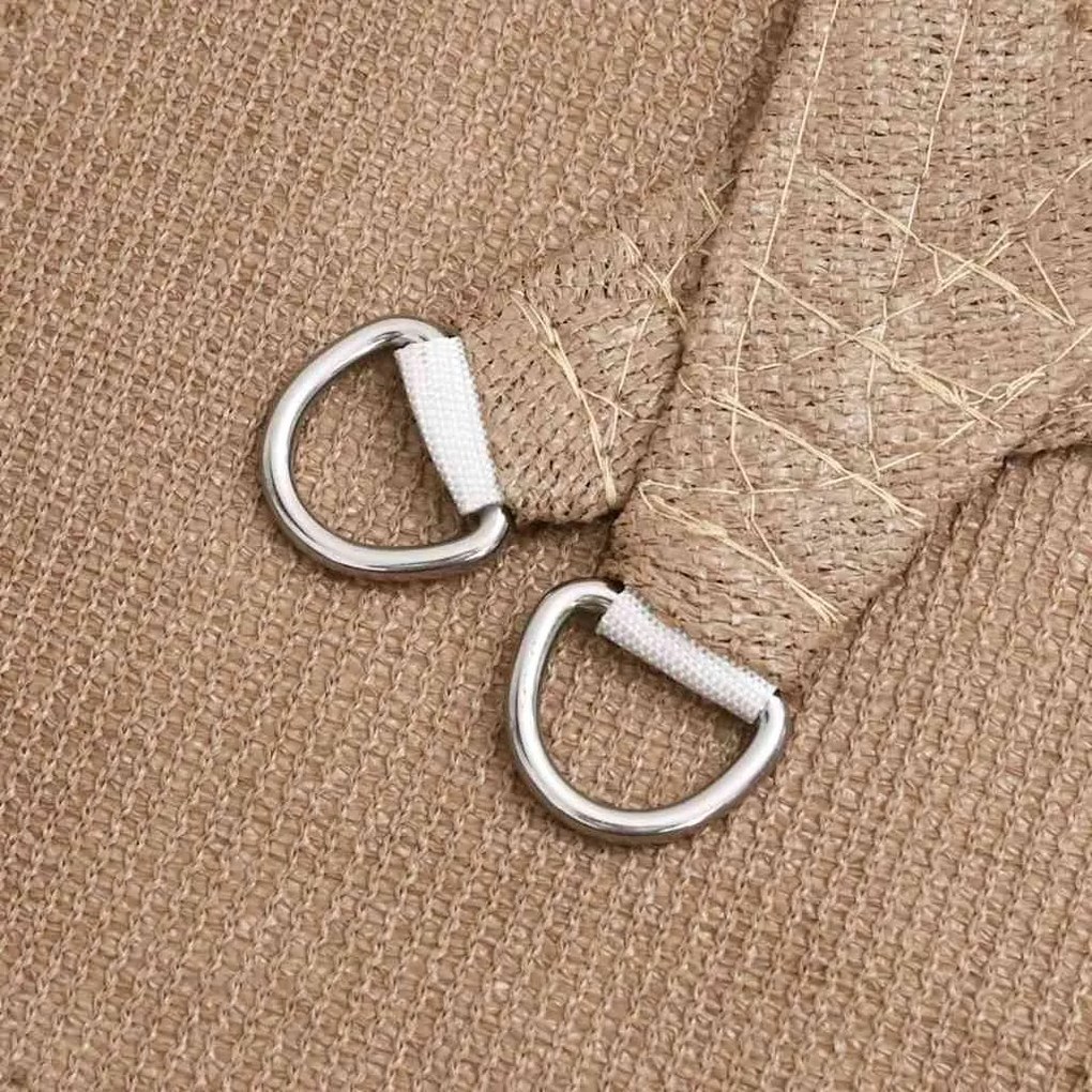 Stínicí plachta 160 g/m² taupe 5 x 7 m HDPE 311412