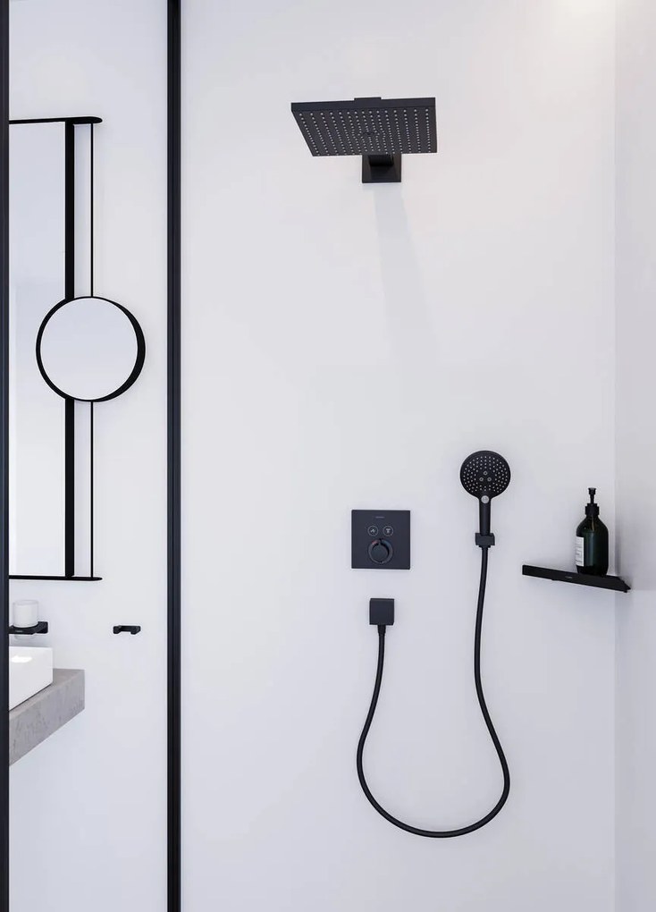 Hansgrohe AddStoris, dvojitý háček, matná černá, HAN-41755670