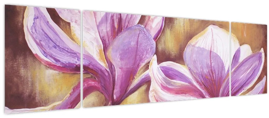 Obraz - Květy magnólie (170x50 cm)