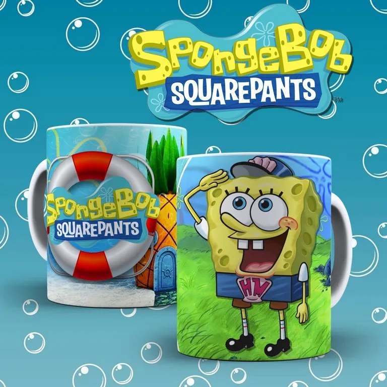 Hrneček s motivem ze seriálu  SpongeBob 1 Varianta:: Keramický hrnek- 330 ml