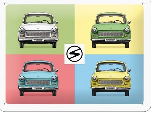 Nostalgic Art Cedule 15x20 Trabant (Pop Art) NA26258