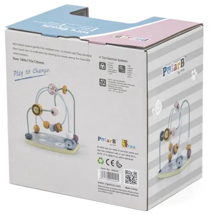 Dřevěné motorické bludiště Viga 44020 PolarB ZOO