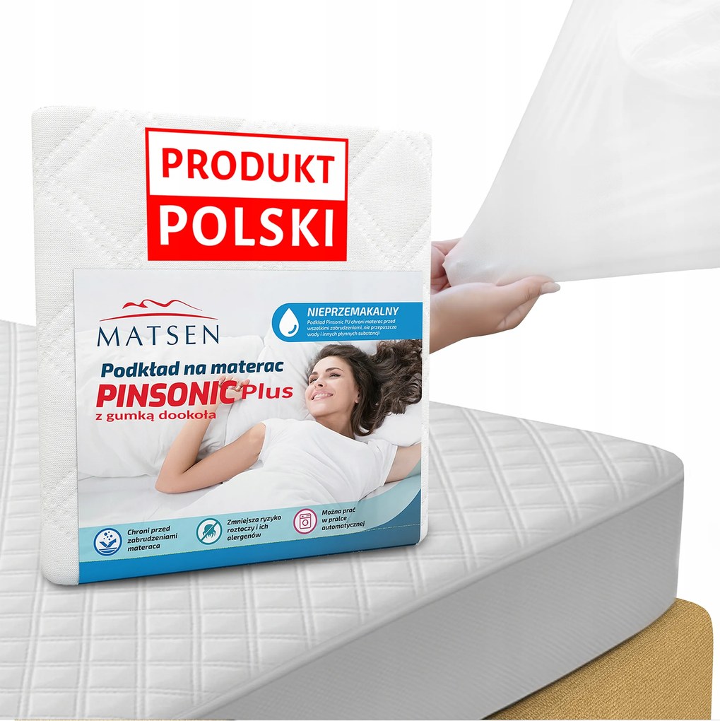 Chránič na Matrace Nepromokavý 160 x 200 cm Podložka Povlak s gumou