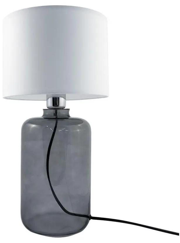 Zuma Line | Zuma Line 5503WH - Stolní lampa SAMSUN 1xE27/40W/230V bílá/černá | ZL0222