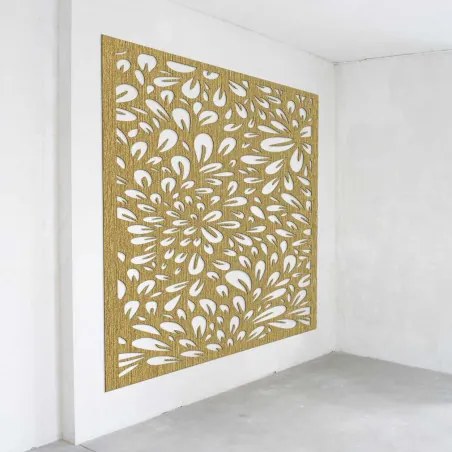 Dřevěný vyřezávaný obraz mandala – Moderní dekorace| SENTOP PR0285