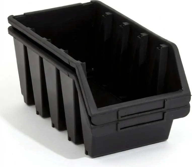 Plastové úložné boxy s předním vstupem Ergobox stohovatelné různé velikosti