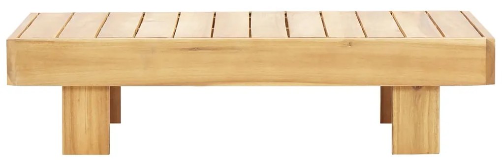 Konferenční stolek 100 x 60 x 25 cm masivní akáciové dřevo - Default Title