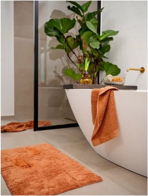 Oranžová froté bavlněná osuška 70x140 cm Classic – Zone