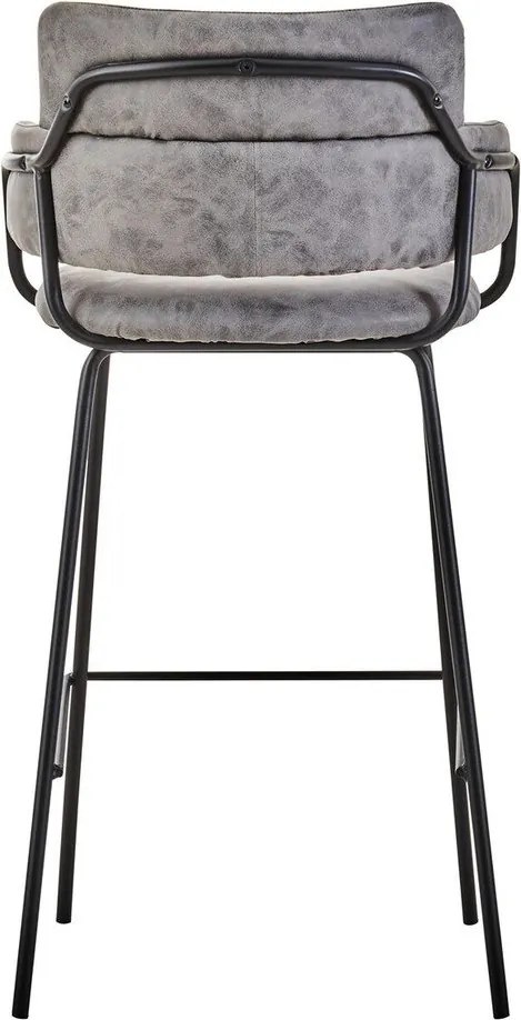 Černá/šedá čalouněná barová židle Tamzin – Premier Housewares