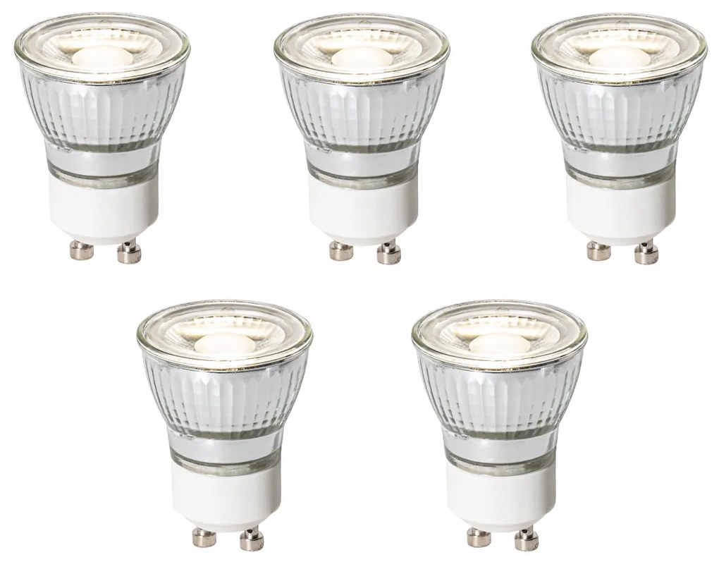 Sada 5 stmívatelných LED žárovek GU10 35mm 4W 230 lm 4000K